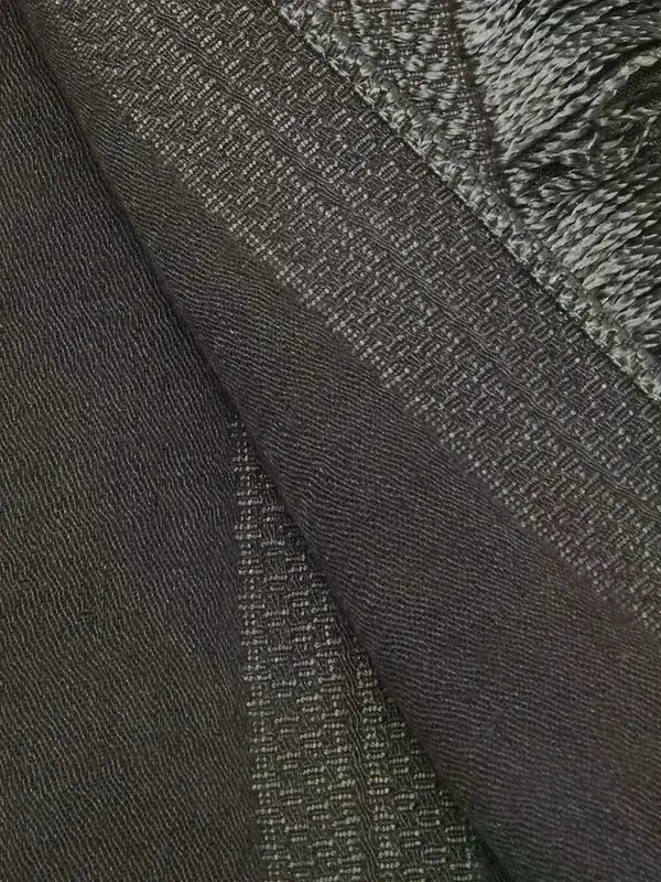 Burberry Fringed Ladder-stitch Stole