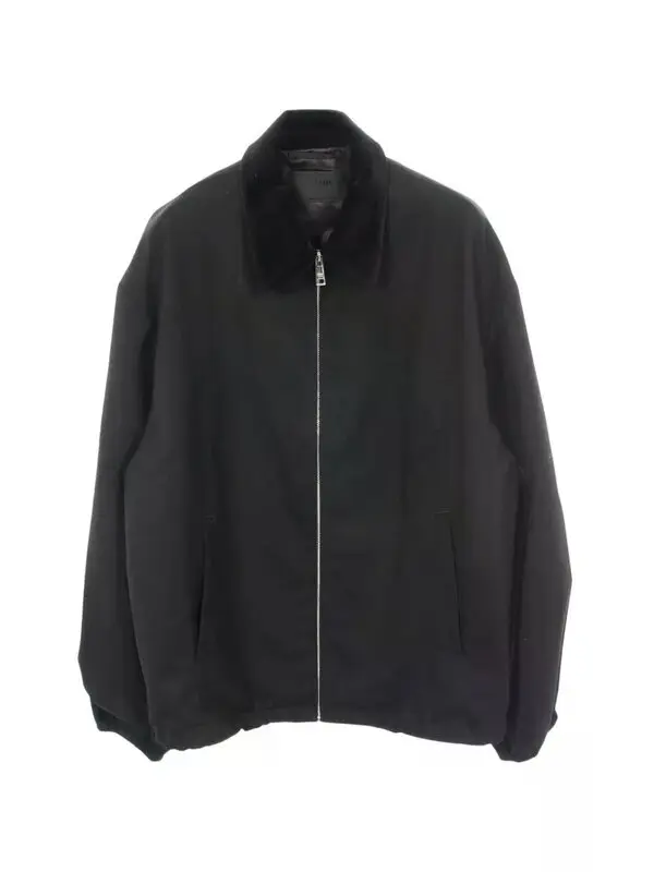 Prada Velvet Collar Zip-up Jacket