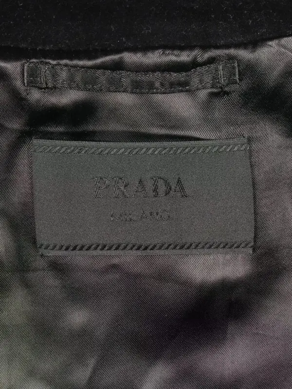 Prada Velvet Collar Zip-up Jacket