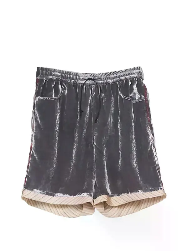 MASU Velvet Relaxed-fit Shorts