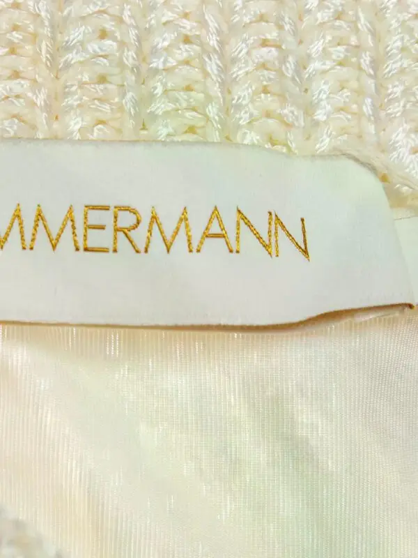 Zimmermann Wonderland Crochet Knit Midi Skirt