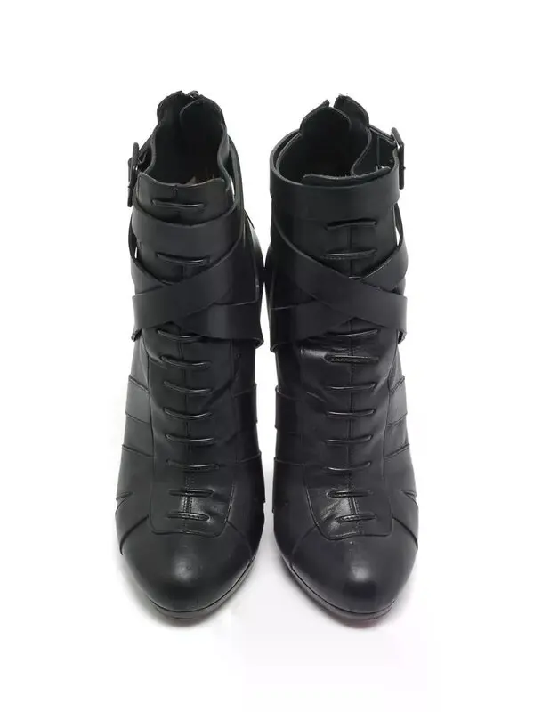 CHRISTIAN LOUBOUTIN Lamu Lace-up Ankle Boots