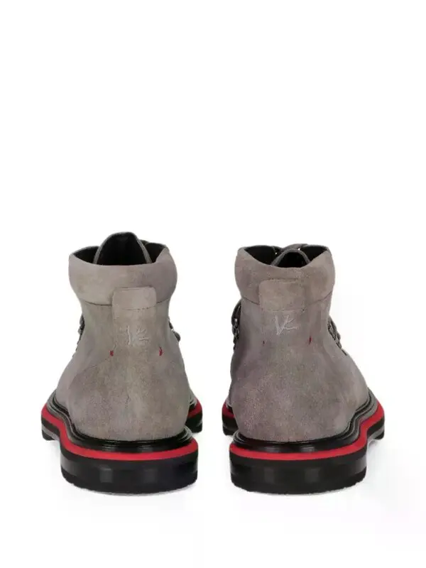 Isaia Suede Lace-up Boots