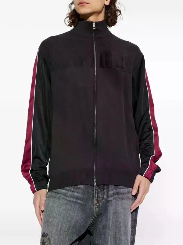 Balenciaga Logo-embroidered Zip-up Sweatshirt