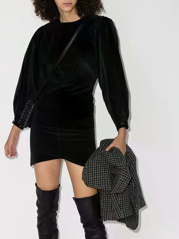 Isabel Marant Étoile Fitted Long Sleeve Mini Dress