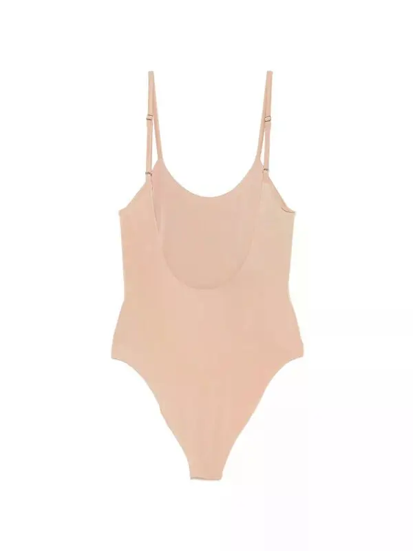 MOUTAKI Ruched-detail Swimsuit - Neutrals