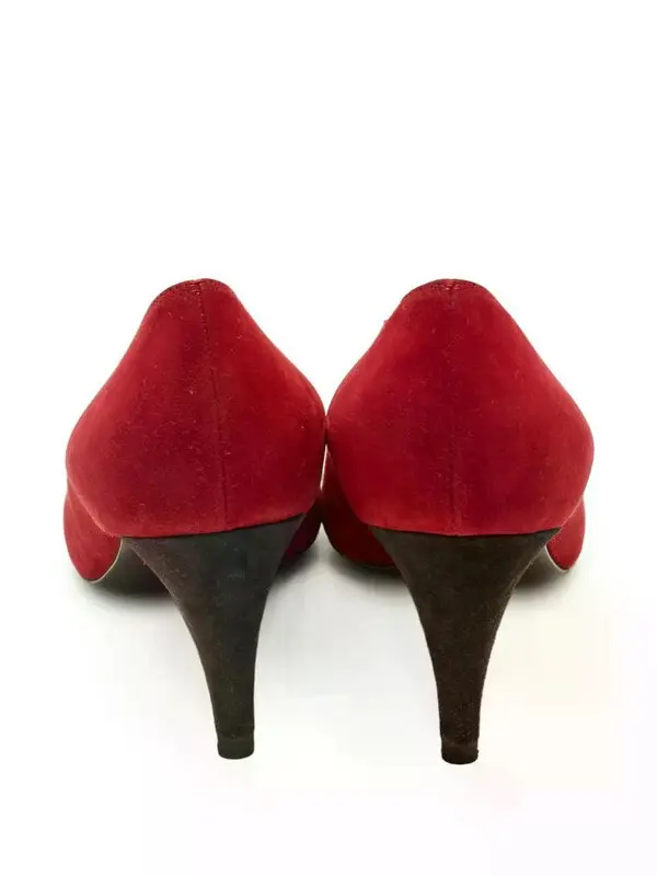 LOUIS VUITTON Suede Pointed-toe Pumps