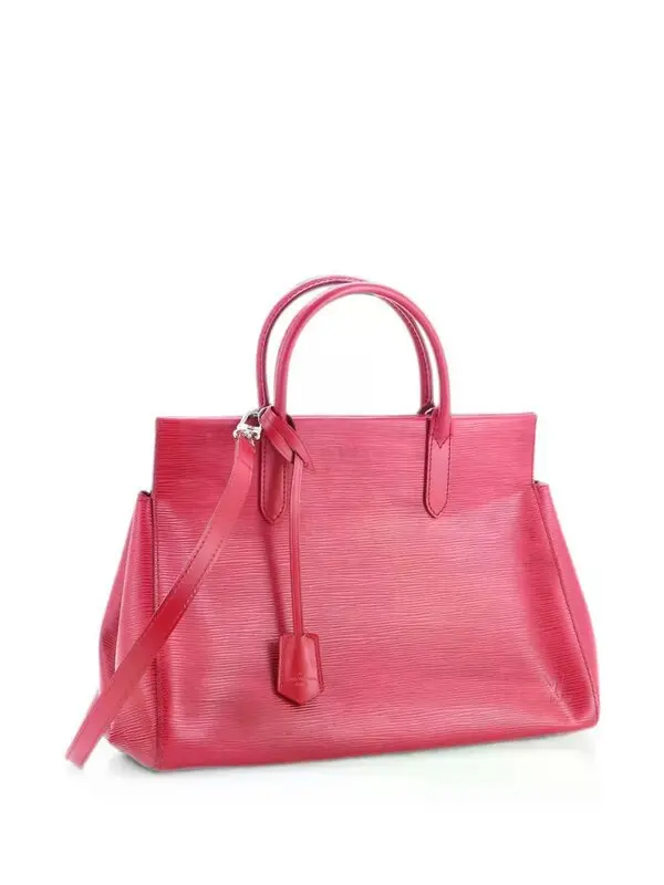 LOUIS VUITTON Epi Leather Marly Satchel - Red