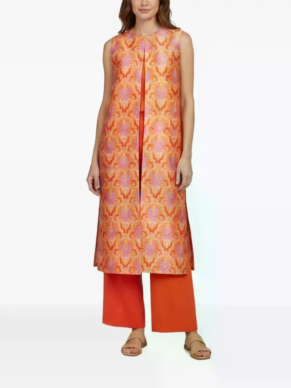 424 Paisley-print Jacquard Jumpsuit Set