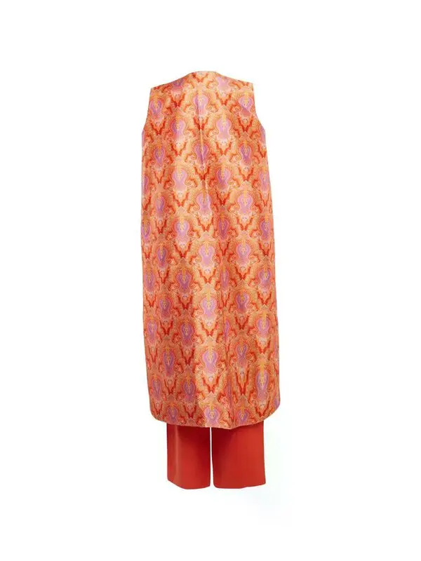 424 Paisley-print Jacquard Jumpsuit Set