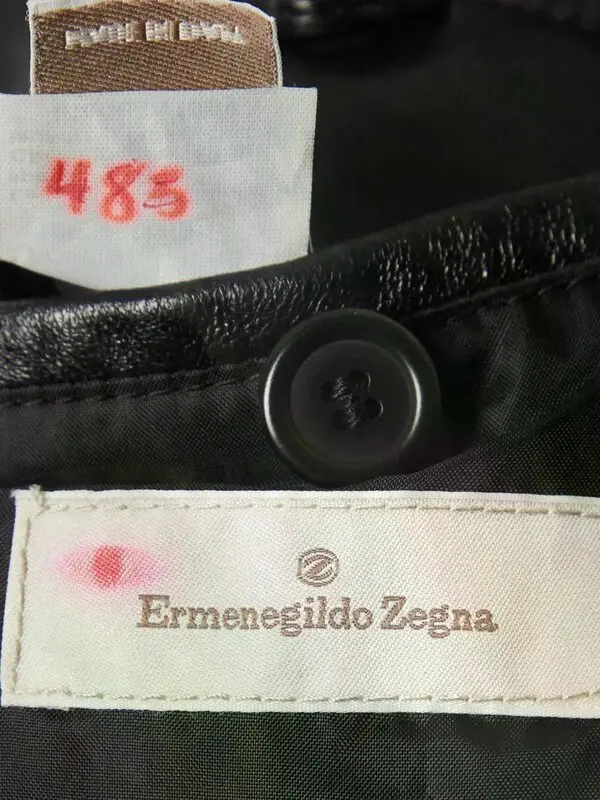 Ermenegildo Zegna Leather Button-up Jacket