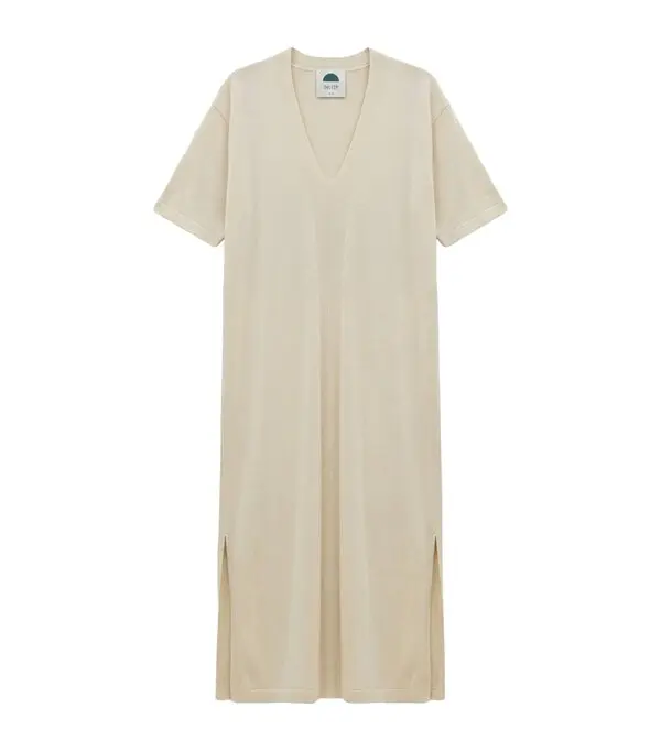 SHELEP Merino-silk V-neck Kaftan