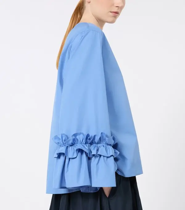 Max Mara Ruffle-trim Blouse