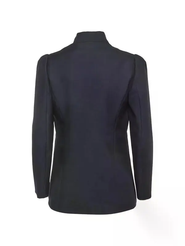 Valentino Garavani Wool And Silk Blend Wrap Jacket
