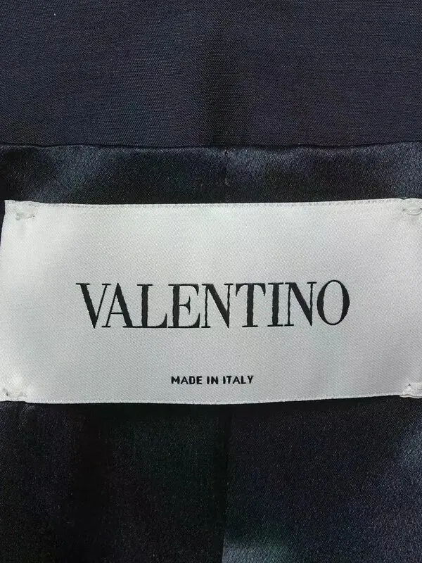 Valentino Garavani Wool And Silk Blend Wrap Jacket