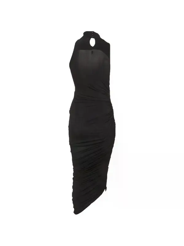 Jacquemus La Robe Piazza Ruched Midi Dress