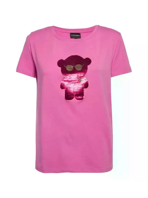 Emporio Armani Sequin Embellished T-shirt