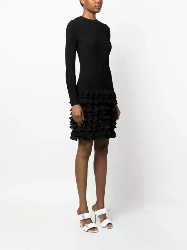 Moschino Long-sleeve Drop-waist Dress
