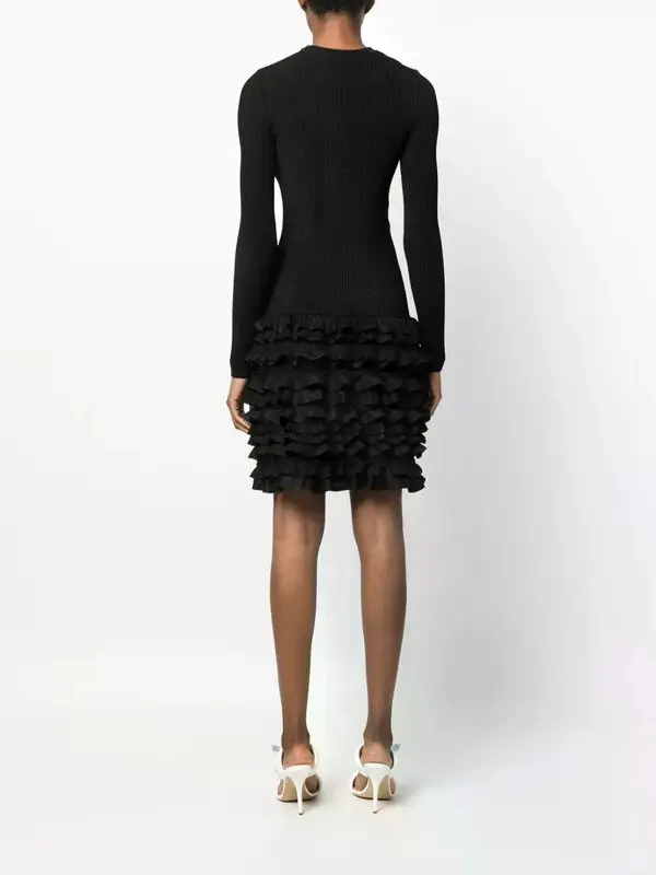 Moschino Long-sleeve Drop-waist Dress