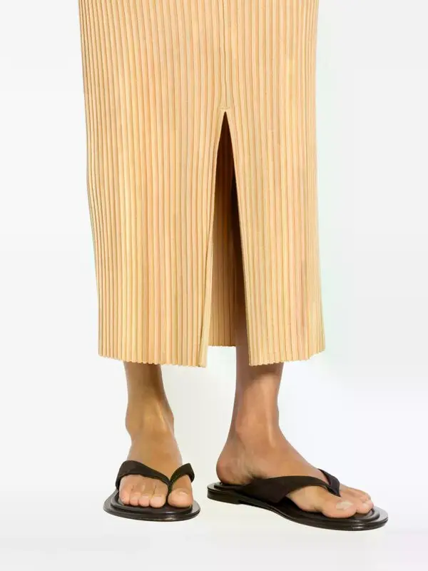 BY MALENE BIRGER Ribbed Maxi Skirt With Front Slit