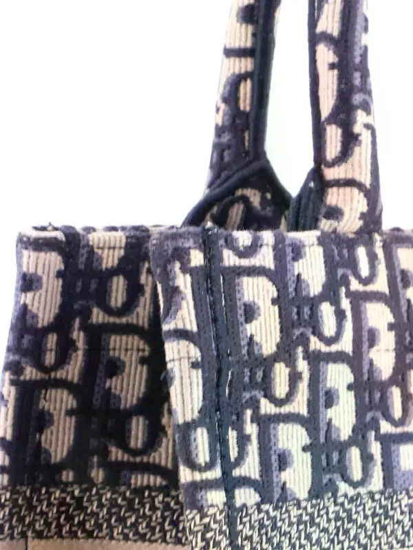 Dior Book Oblique Canvas Small Tote Bag