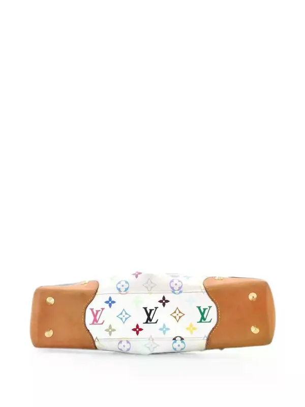 LOUIS VUITTON Monogram Multicolor Judy Handbag - White