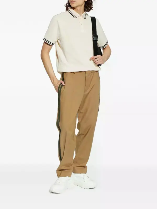 Moncler Logo-embroidered Polo Shirt