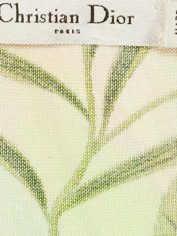 Dior Silk Floral Print Top
