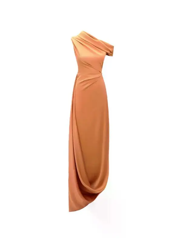 GEMY MAALOUF Asymmetrical Draped Dress