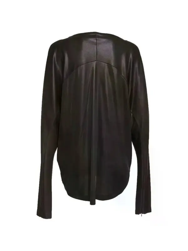 Just Cavalli Coated Long-sleeve Blouse