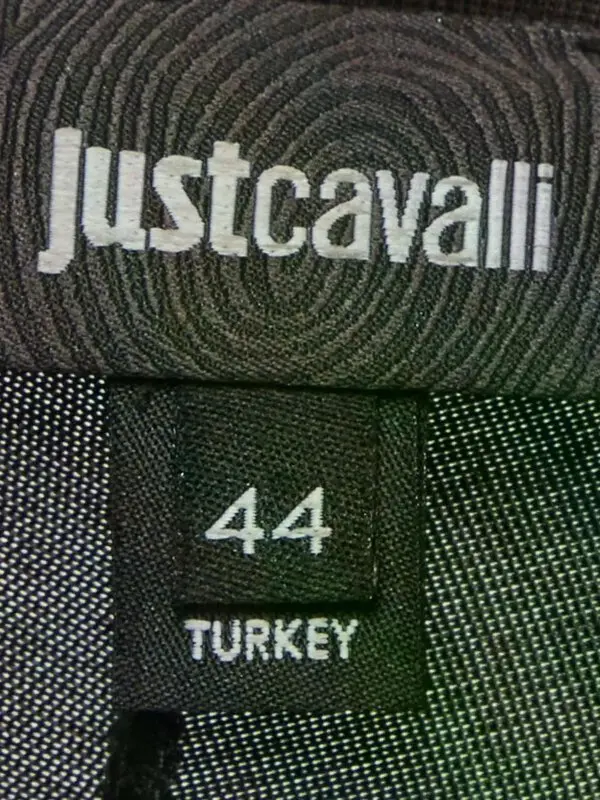 Just Cavalli Coated Long-sleeve Blouse