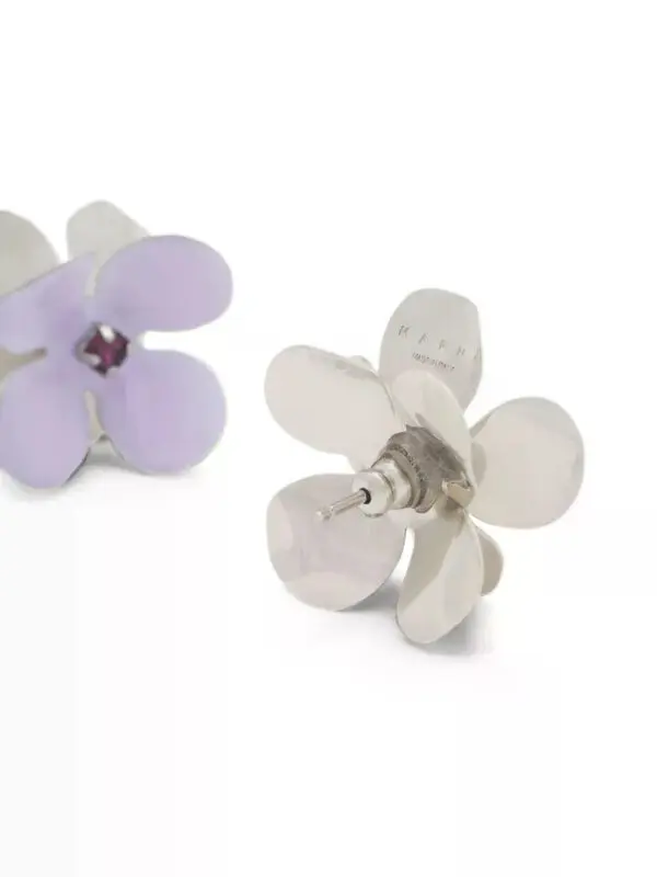 Marni Enamel Daisy Stud Earrings