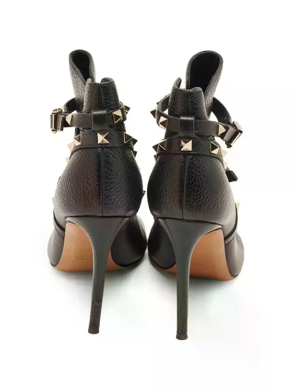 Valentino Garavani Rockstud Open-toe Ankle Boots