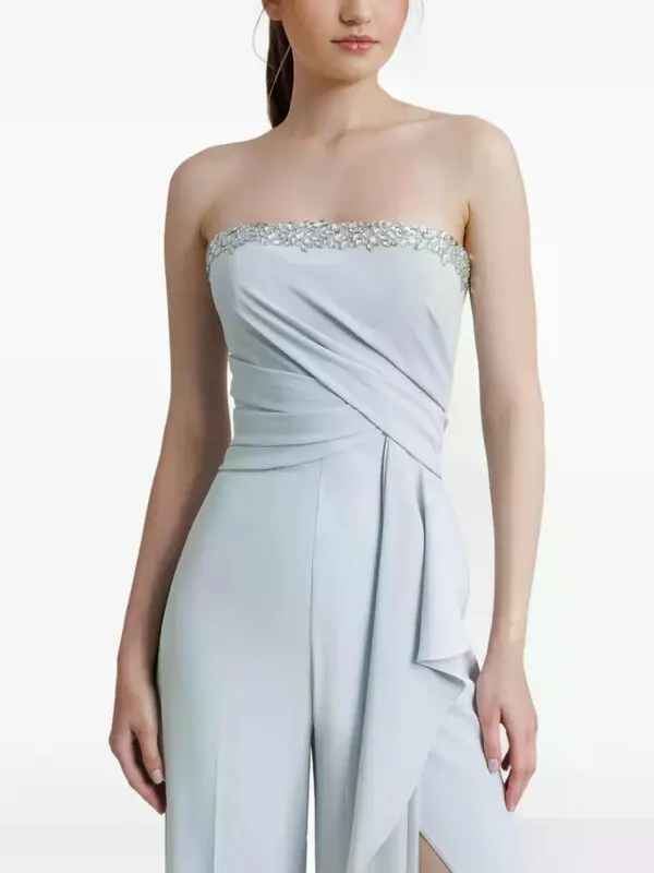 GEMY MAALOUF Embellished Ruffled Jumpsuit
