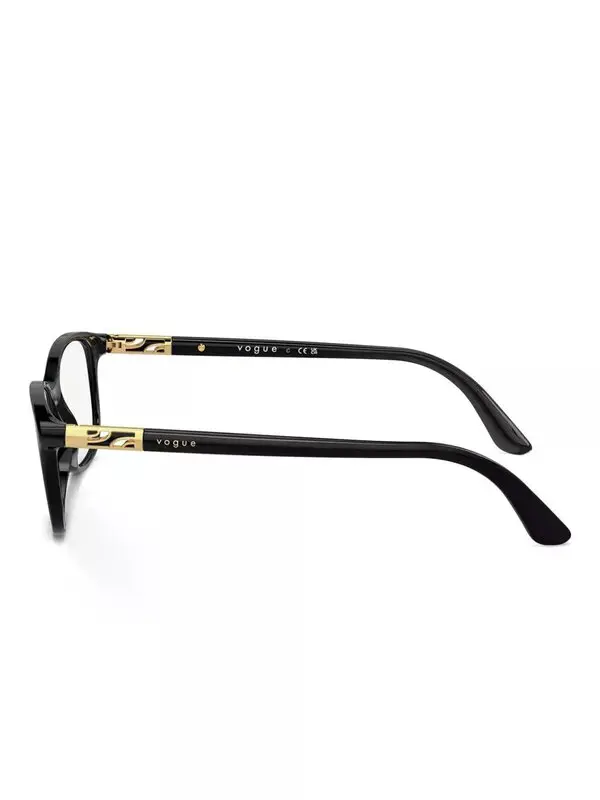 VOGUE EYEWEAR Oval Frame Eyeglasses