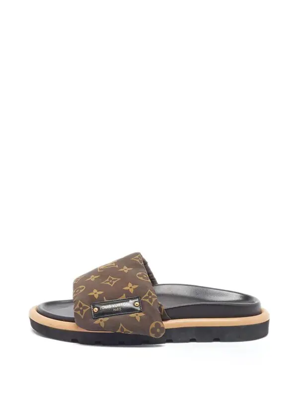 LOUIS VUITTON Monogram Pillow Slides
