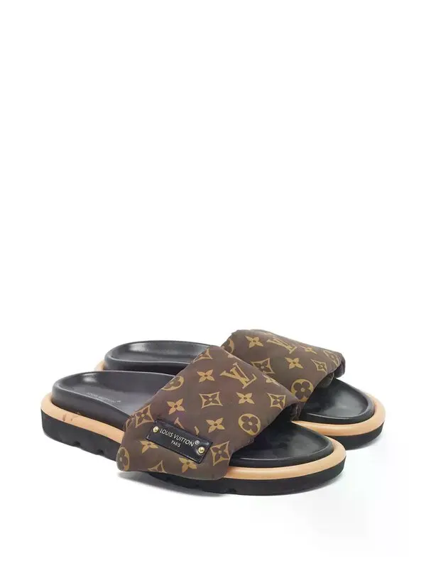 LOUIS VUITTON Monogram Pillow Slides