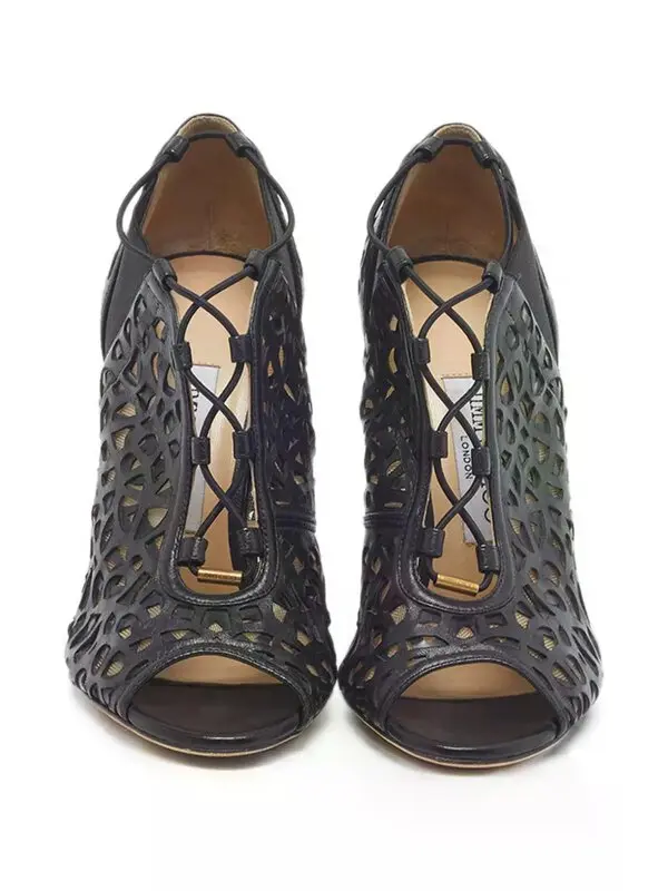 JIMMY CHOO Kalipso Laser-cutout Ankle Boots