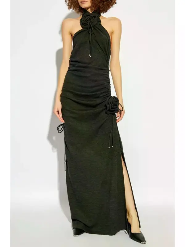 Burberry Rose Wool Halterneck Dress