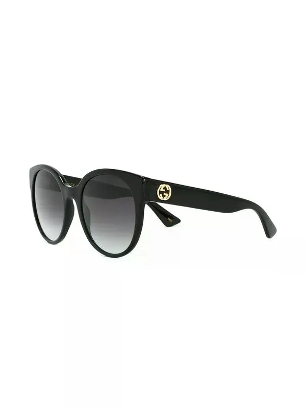 Gucci Cat Eye Wayfarer Sunglasses - Black