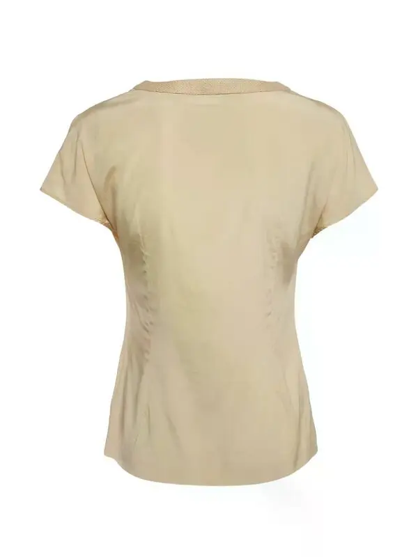 Dolce & Gabbana Bateau Neck Crepe Top