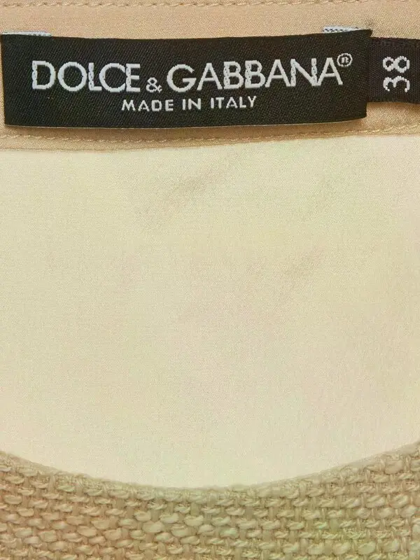 Dolce & Gabbana Bateau Neck Crepe Top