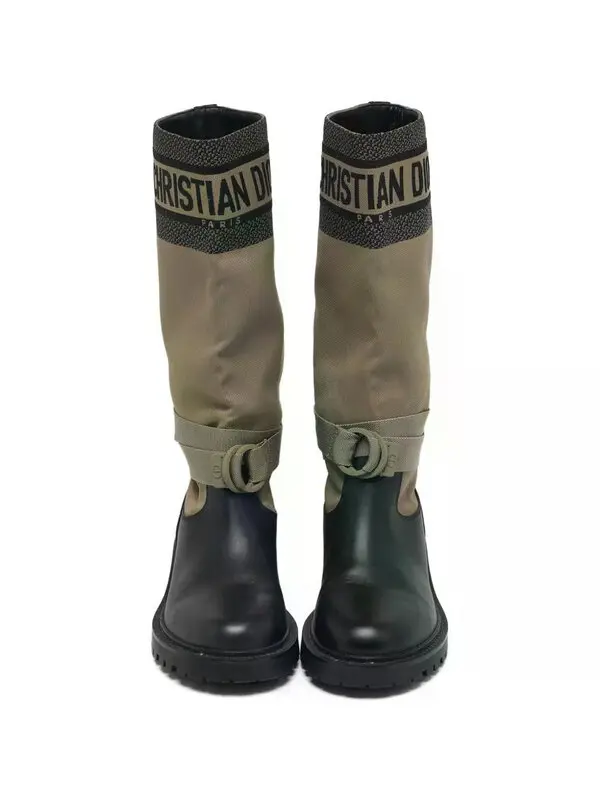 Dior D-major Buckled Boots - Neutrals