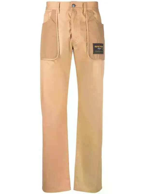 Moschino Straight-leg Cotton Trousers