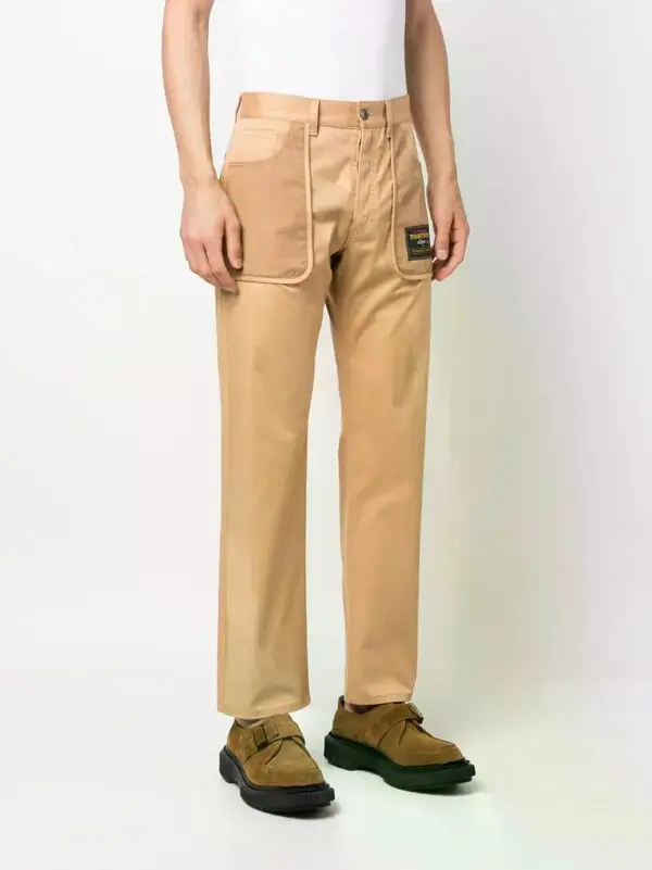 Moschino Straight-leg Cotton Trousers