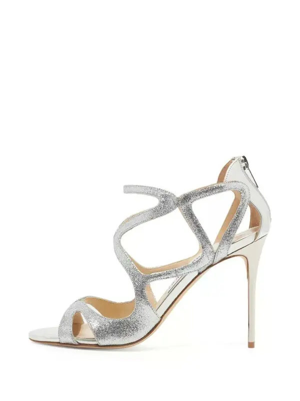JIMMY CHOO Leslie Stiletto Sandals