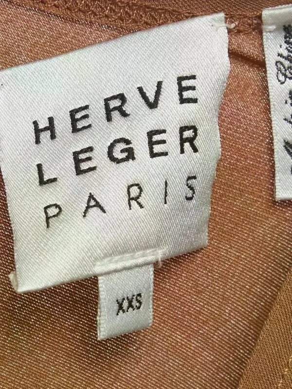 Herve Leger Ruched Bodysuit