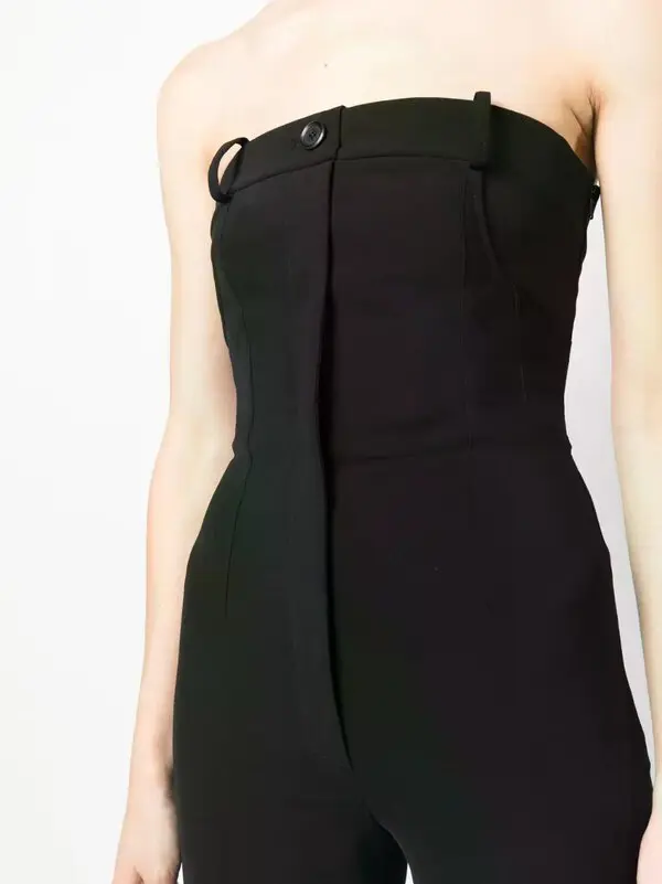 Moschino Strapless Straight-leg Jumpsuit