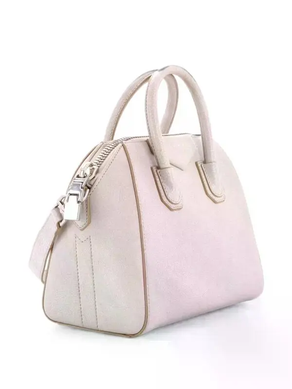 Givenchy Antigona Leather Mini Crossbody Bag - Neutrals