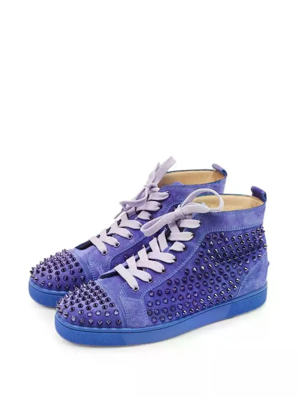 CHRISTIAN LOUBOUTIN Louis Spike-embellished High Top Sneakers